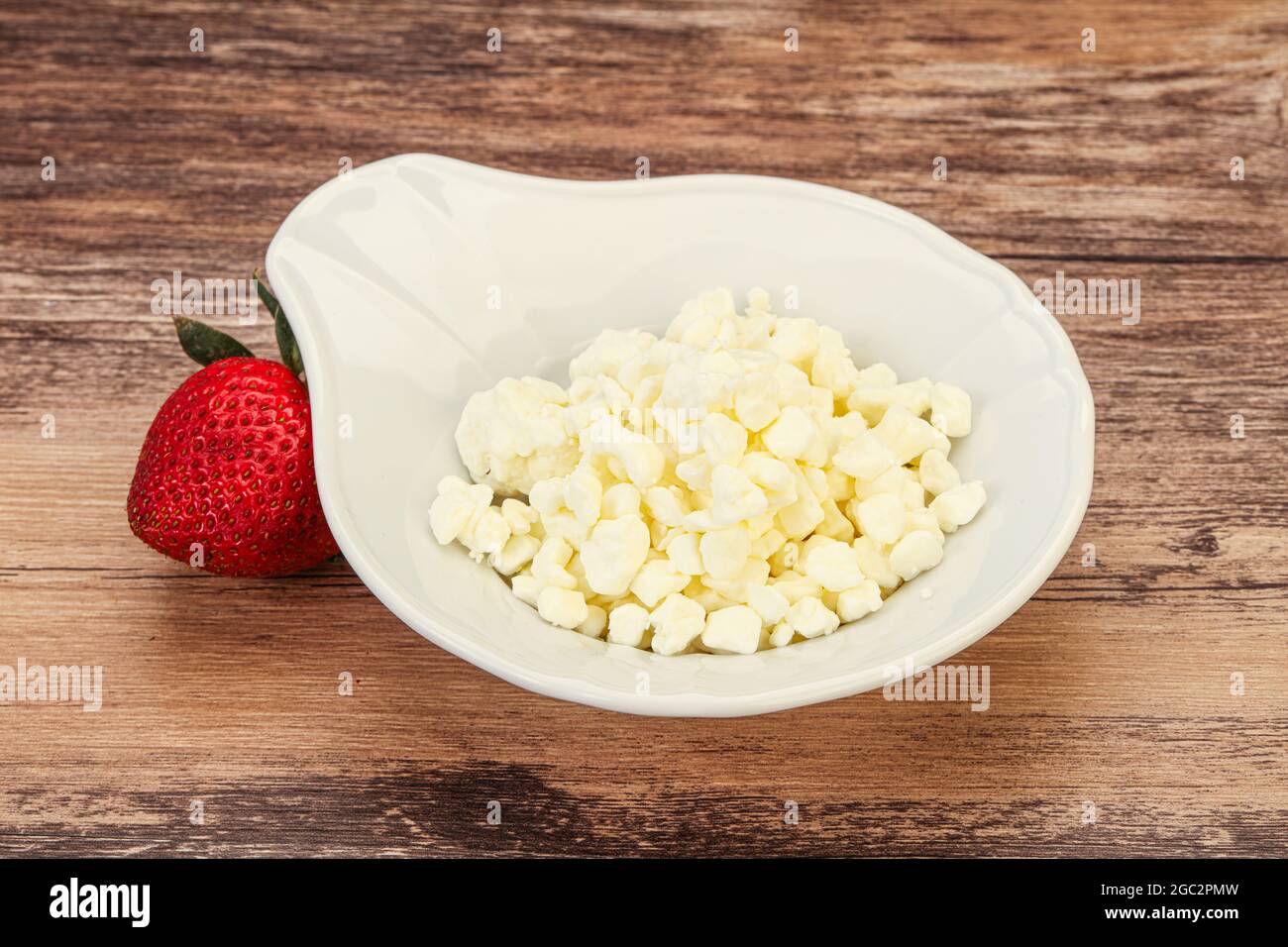 Dietary food - grain cottage cheese in the bowl Stock Photo - Alamy