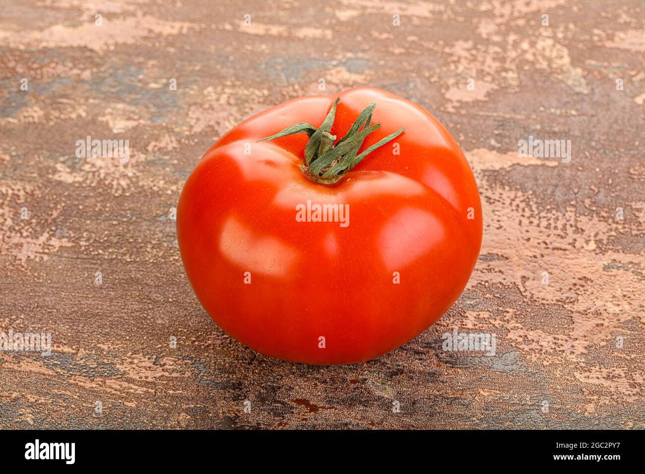Red ripe big juicy tomato isolated Stock Photo - Alamy