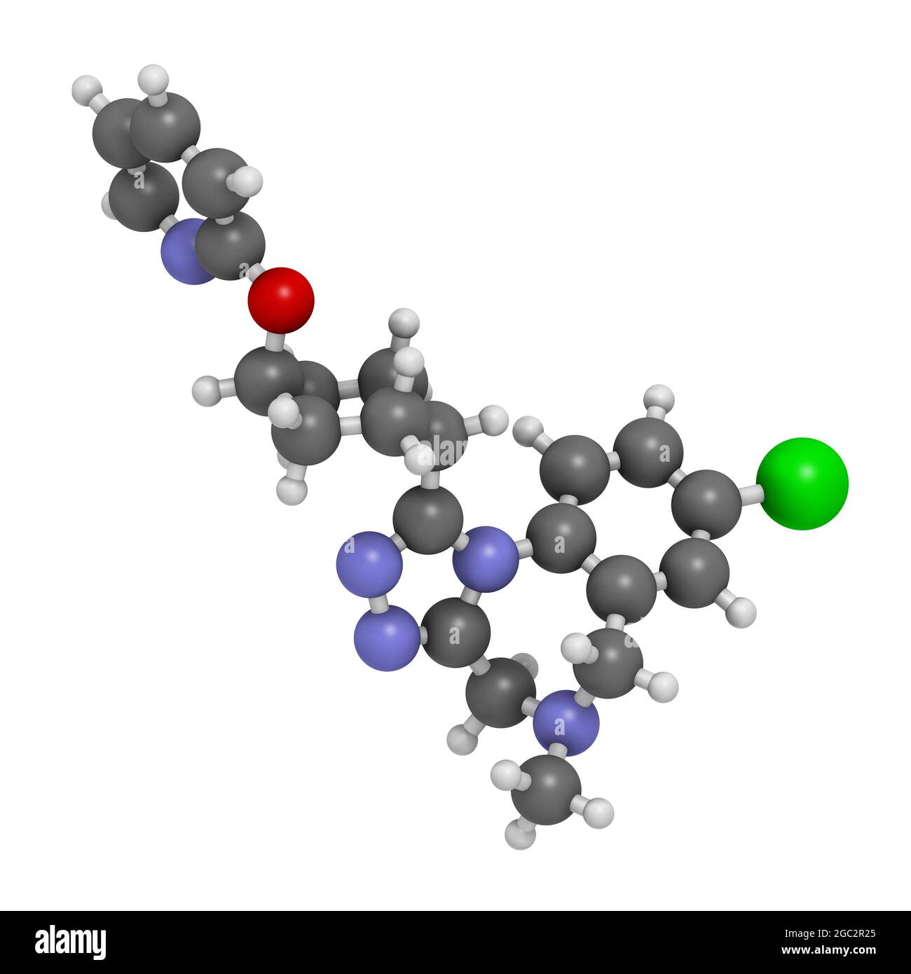 Balovaptan autism drug molecule (vasopressin V1A receptor antago Stock ...