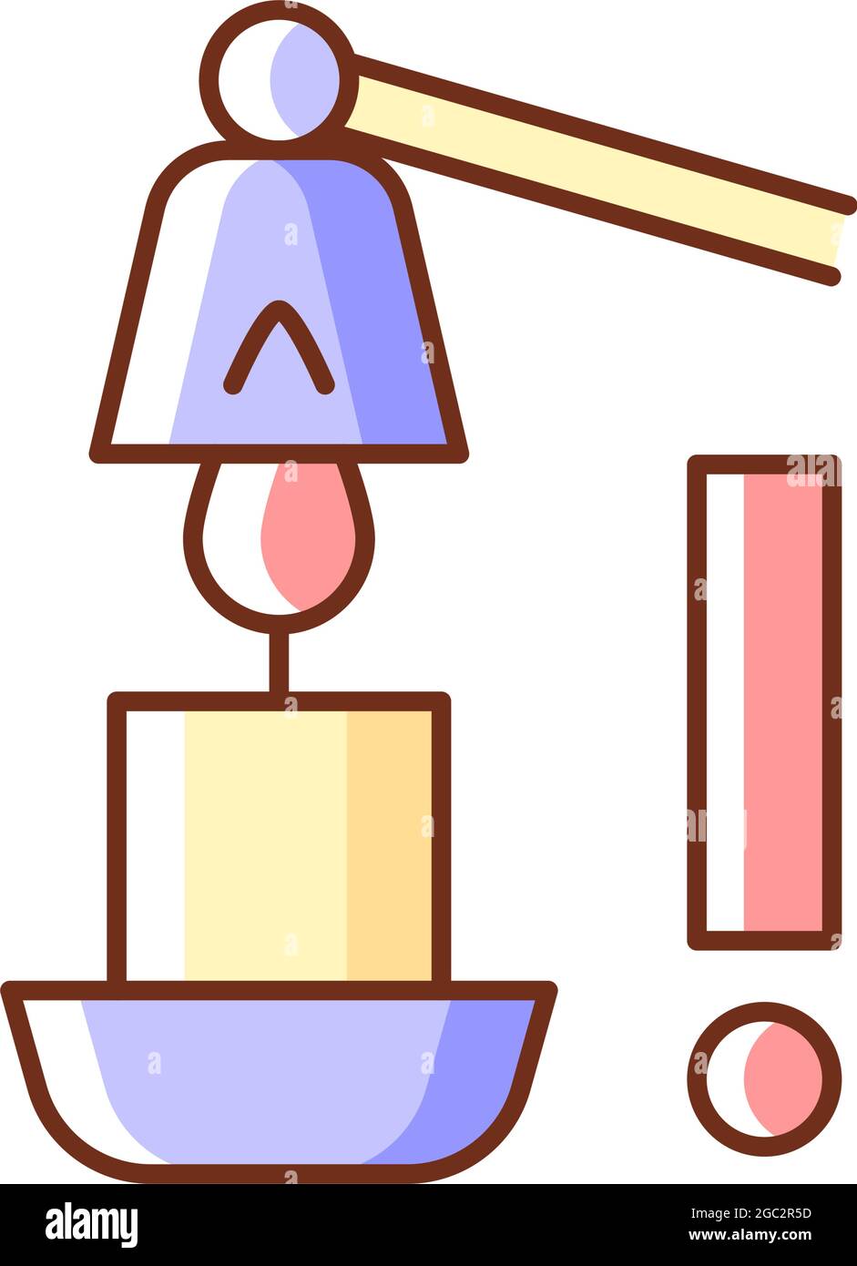 Use candle snuffer RGB color manual label icon Stock Vector Image & Art ...