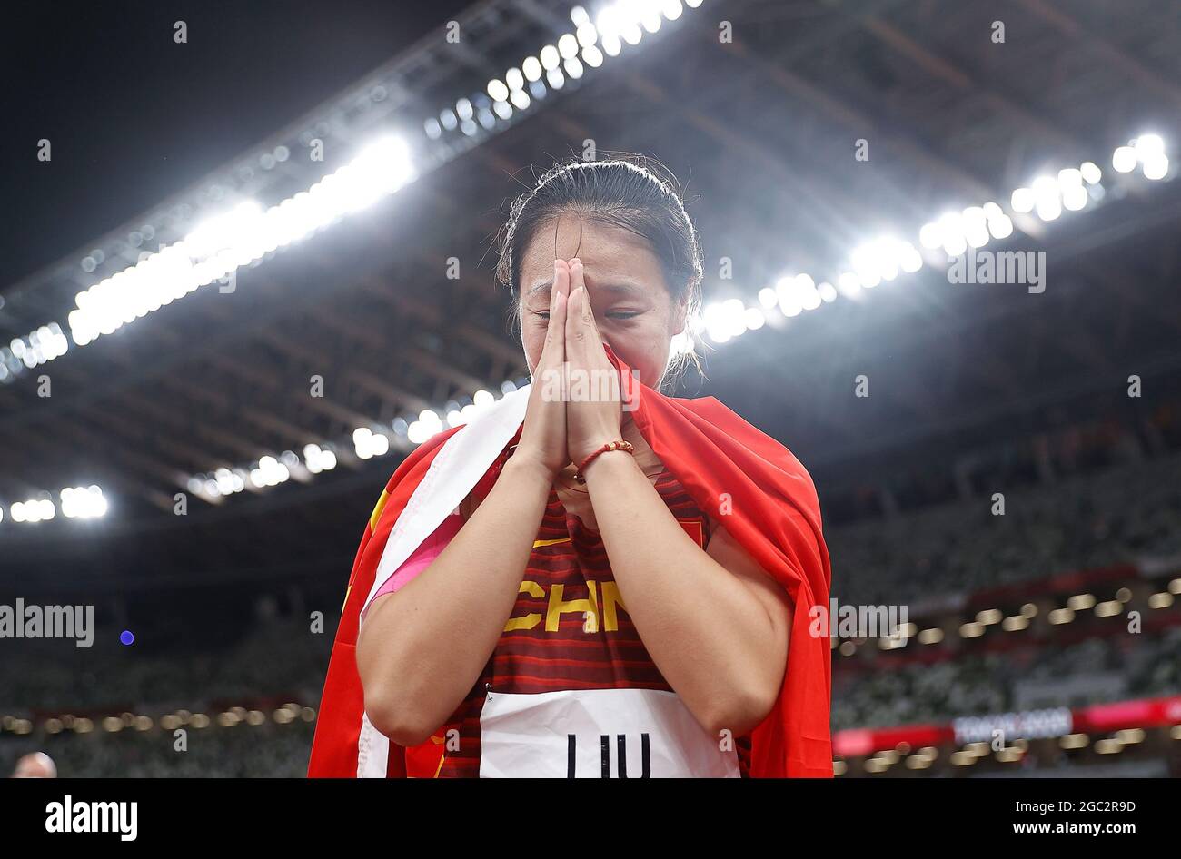 Tokyo, Japan. 6th Aug, 2021. Liu Shiying of China celebrates after ...