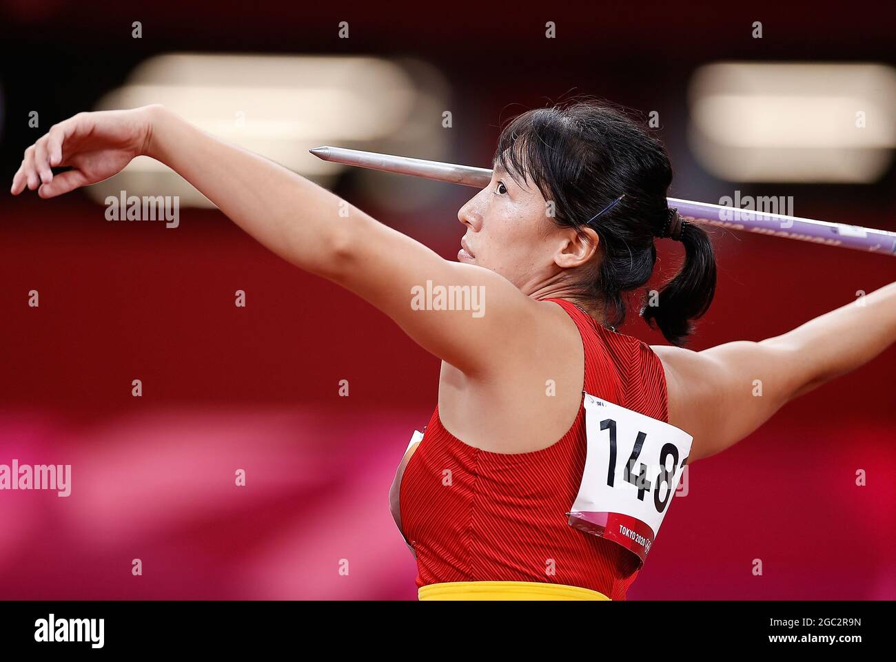 Tokyo, Japan. 6th Aug, 2021. Lyu Huihui of China competes during the ...