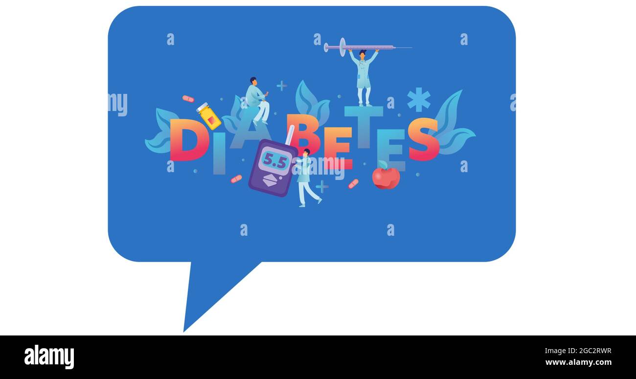 Diabetes background Cut Out Stock Images & Pictures - Alamy