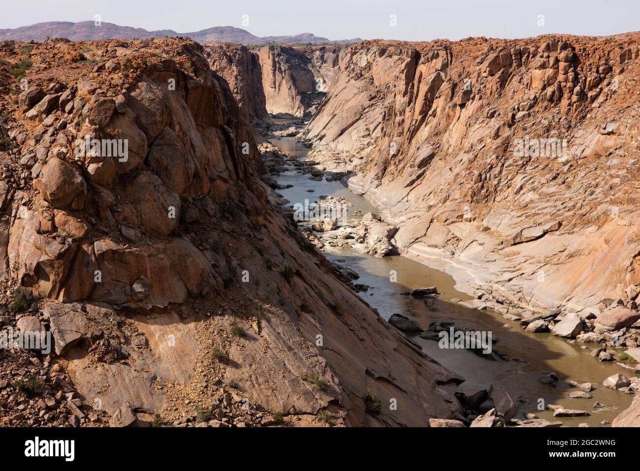 Orange River gorge, Augrabies Falls National Park, South Africa Stock ...