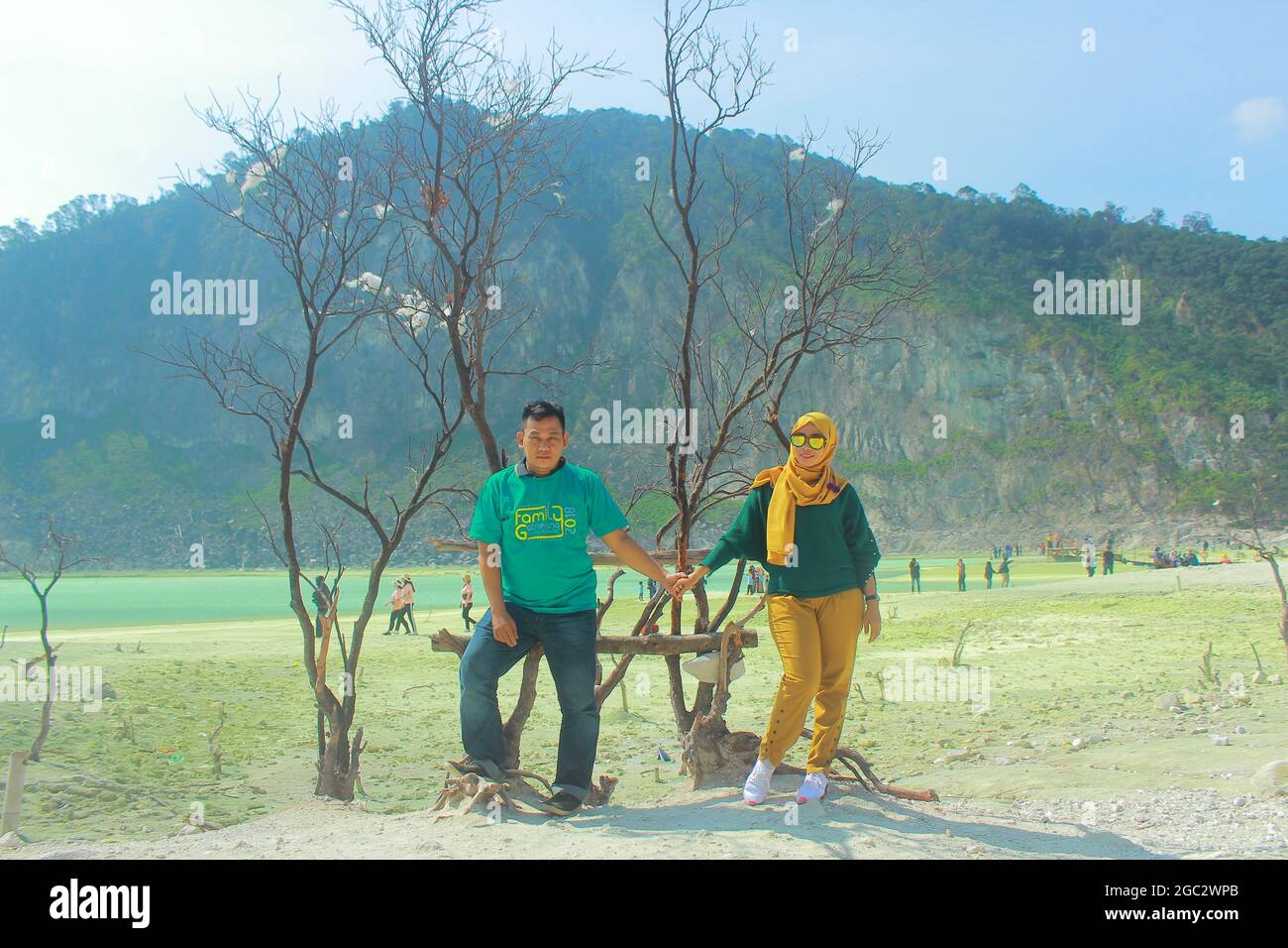 Mount patuha volcano hi-res stock photography and images - Alamy