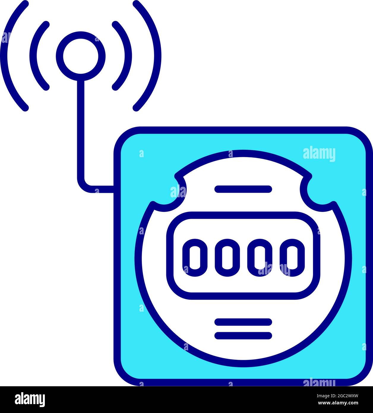 Electricity smart meter Stock Vector Images - Alamy
