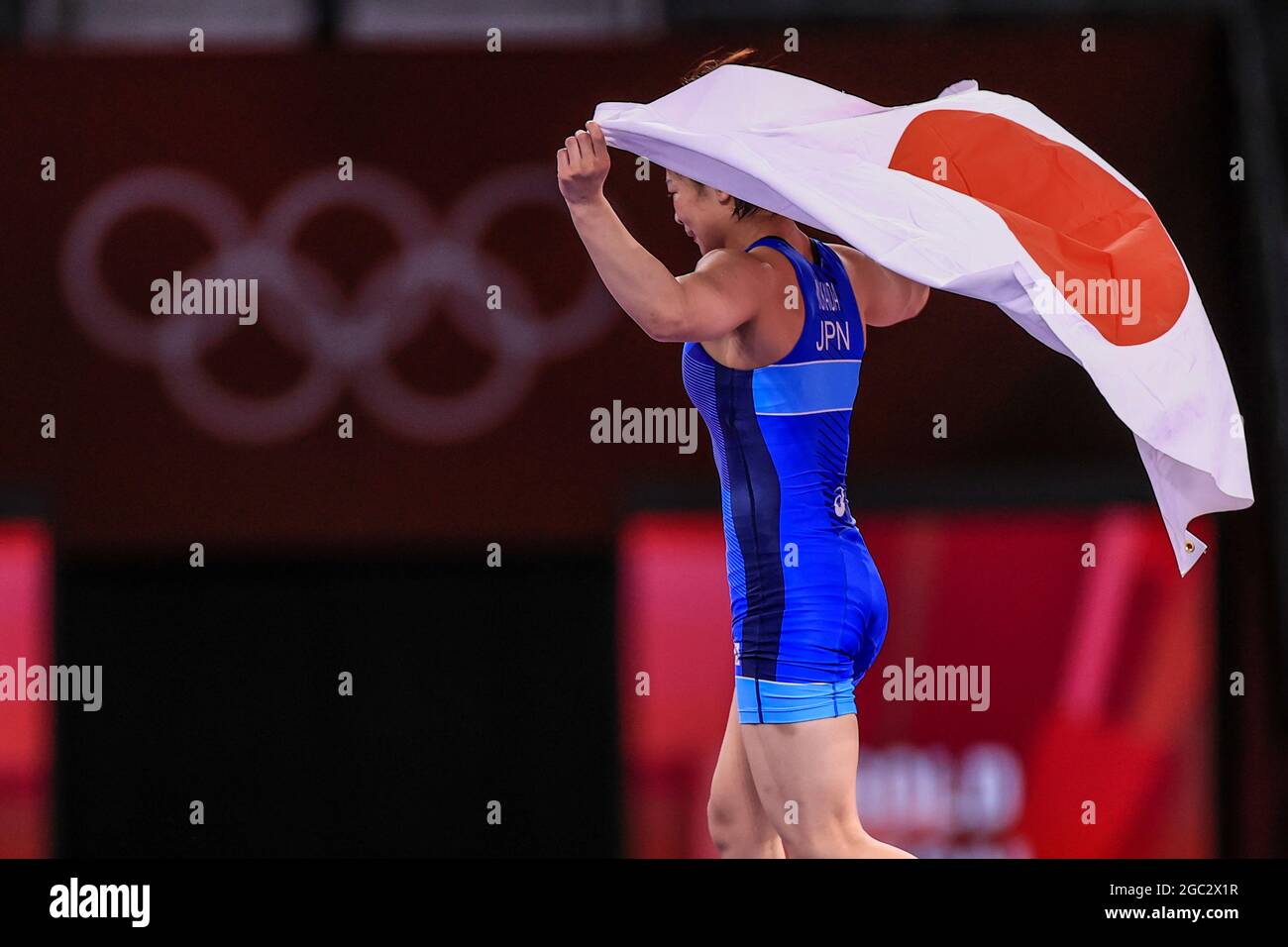Tokyo, Japan. 6th Aug, 2021. Mayu Mukaida (JPN) Wrestling : Women's ...