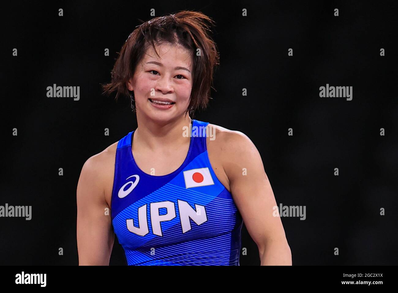 Tokyo, Japan. 6th Aug, 2021. Mayu Mukaida (JPN) Wrestling : Women's ...