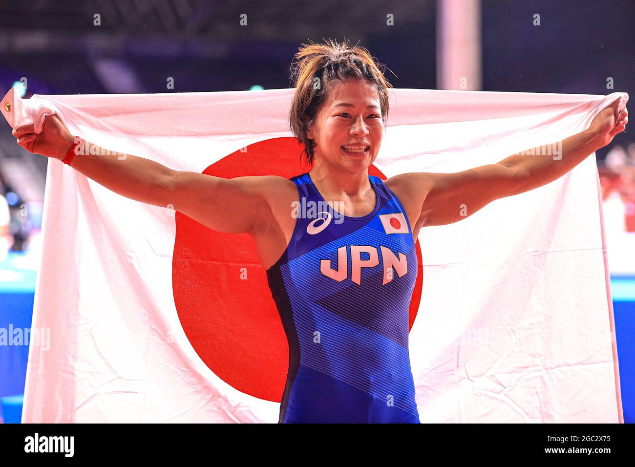 Tokyo, Japan. 6th Aug, 2021. Mayu Mukaida (JPN) Wrestling : Women's ...