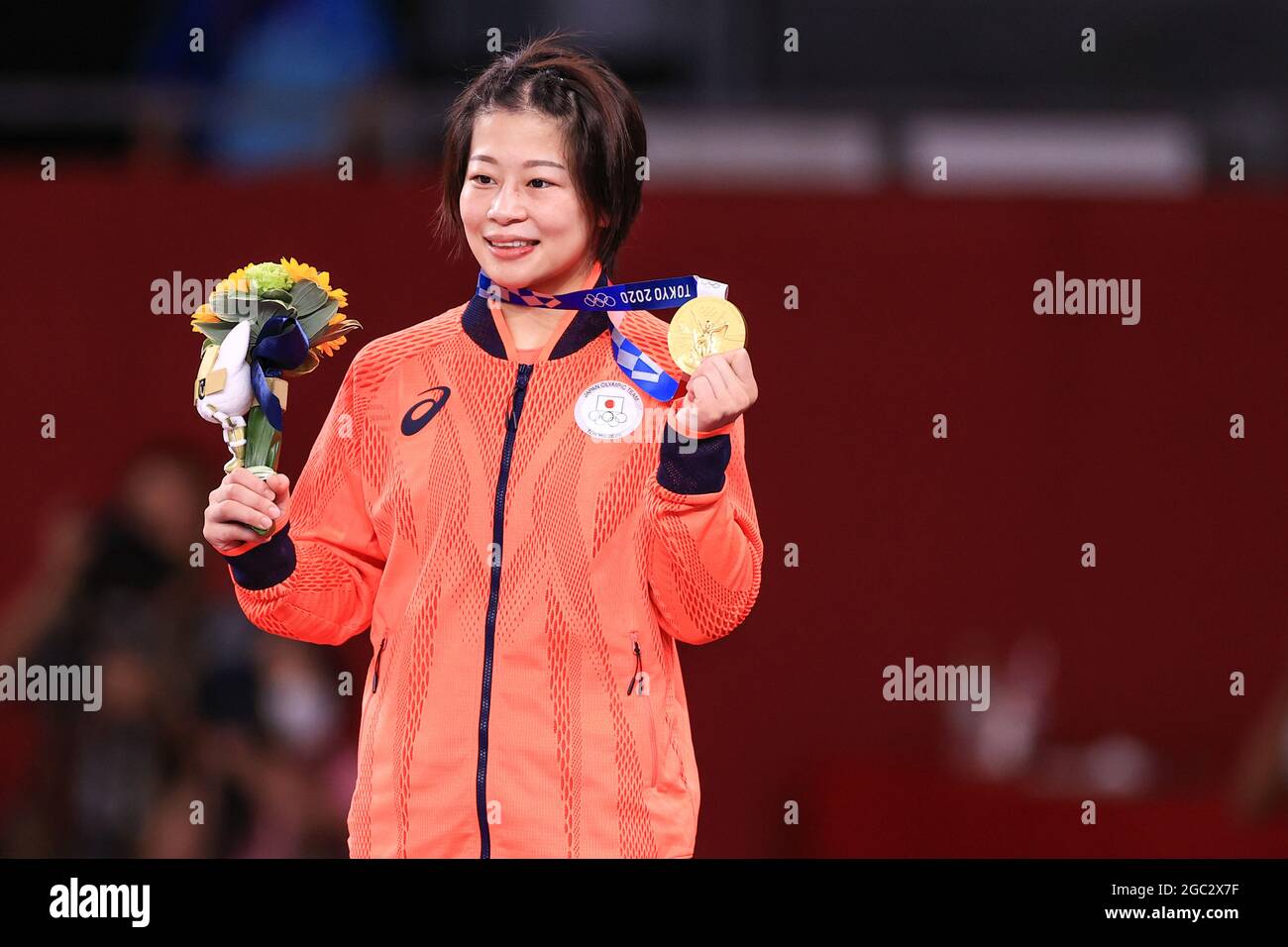 Tokyo, Japan. 6th Aug, 2021. Mayu Mukaida (JPN) Wrestling : Women's ...