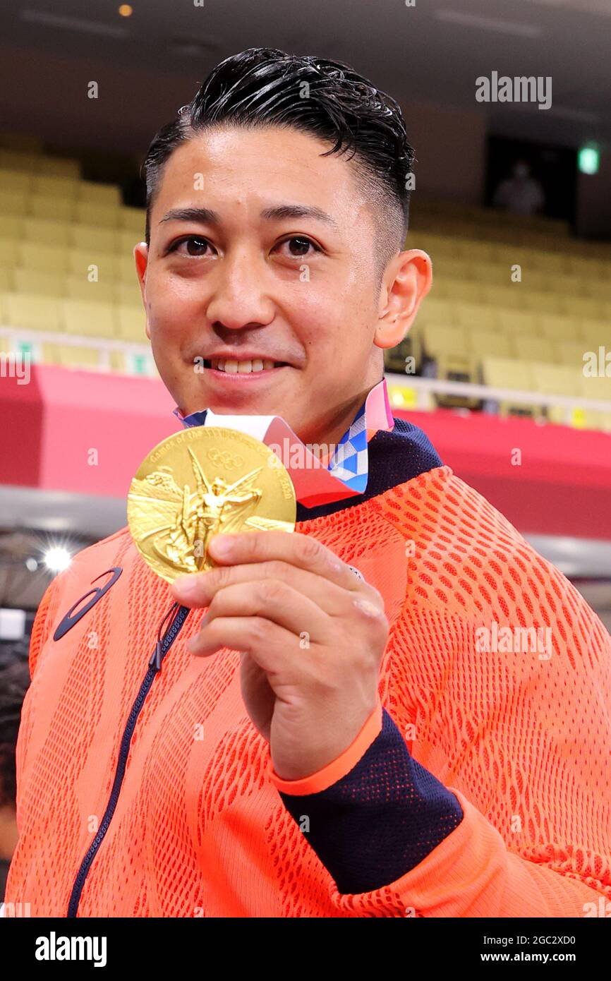 Tokyo, Japan. 6th Aug, 2021. Ryo Kiyuna (JPN) Karate : Men's Kata Medal ...
