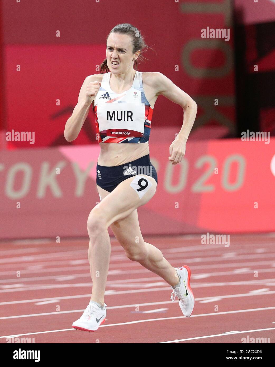 Tokyo, Japan. 6th Aug, 2021. Laura Muir of the Great Britain competes ...