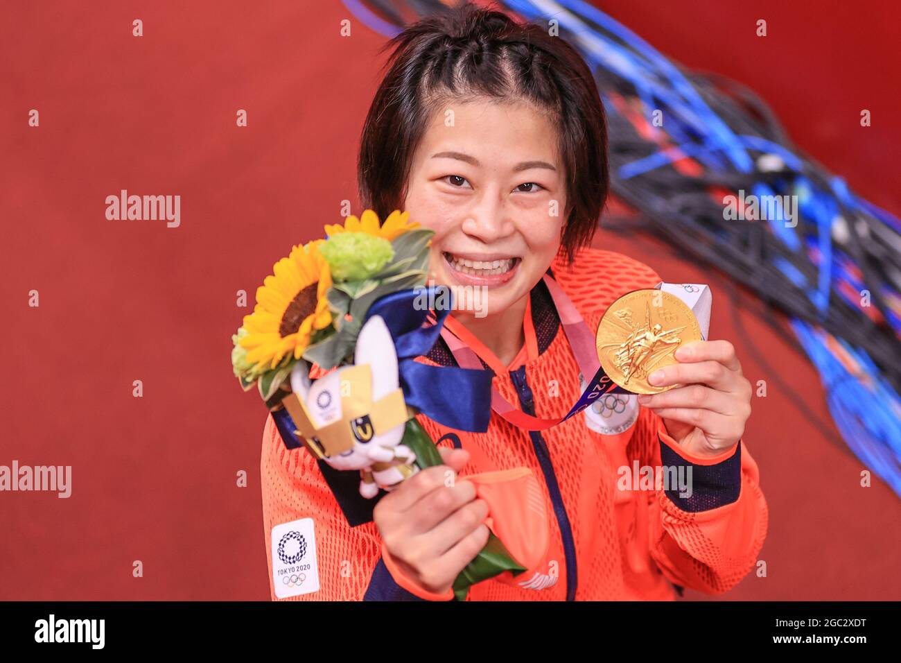 Tokyo, Japan. 6th Aug, 2021. Mayu Mukaida (JPN) Wrestling : Women's ...