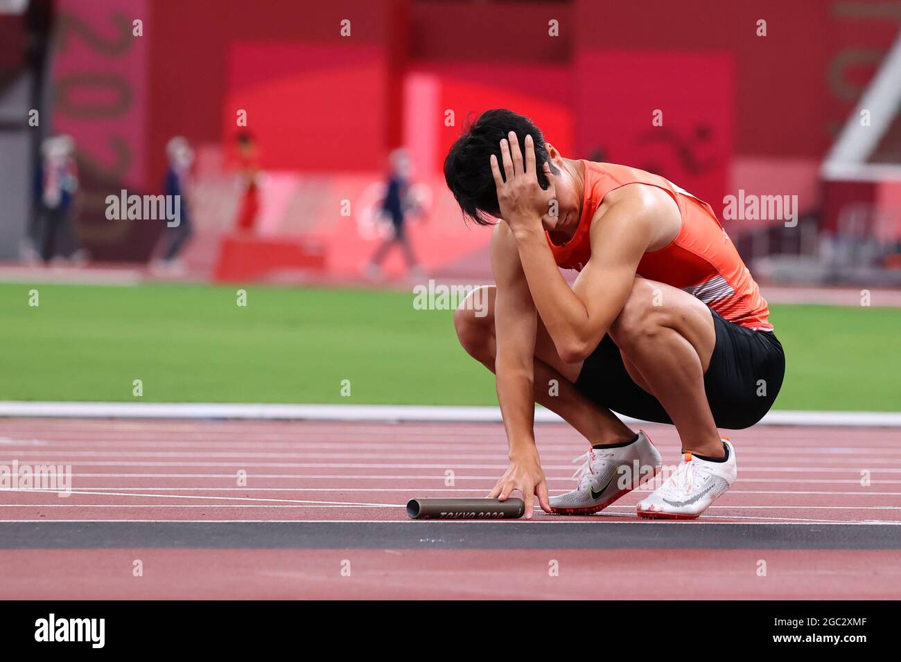Tokyo, Japan. 6th Aug, 2021. Shuhei Tada (JPN) Athletics : Men's 4100m ...