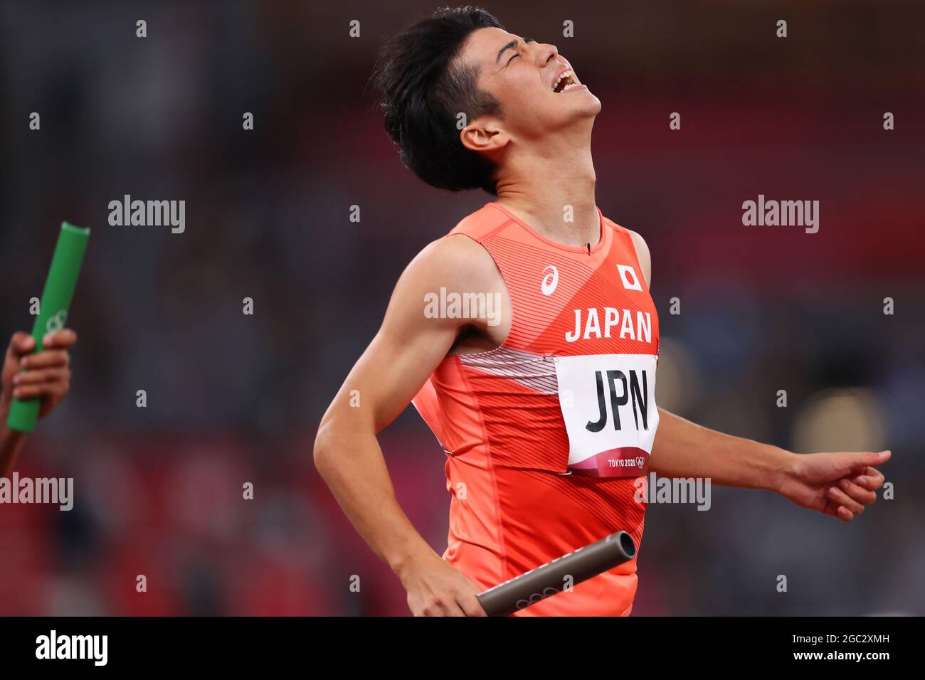 Tokyo, Japan. 6th Aug, 2021. Shuhei Tada (JPN) Athletics : Men's 4100m ...