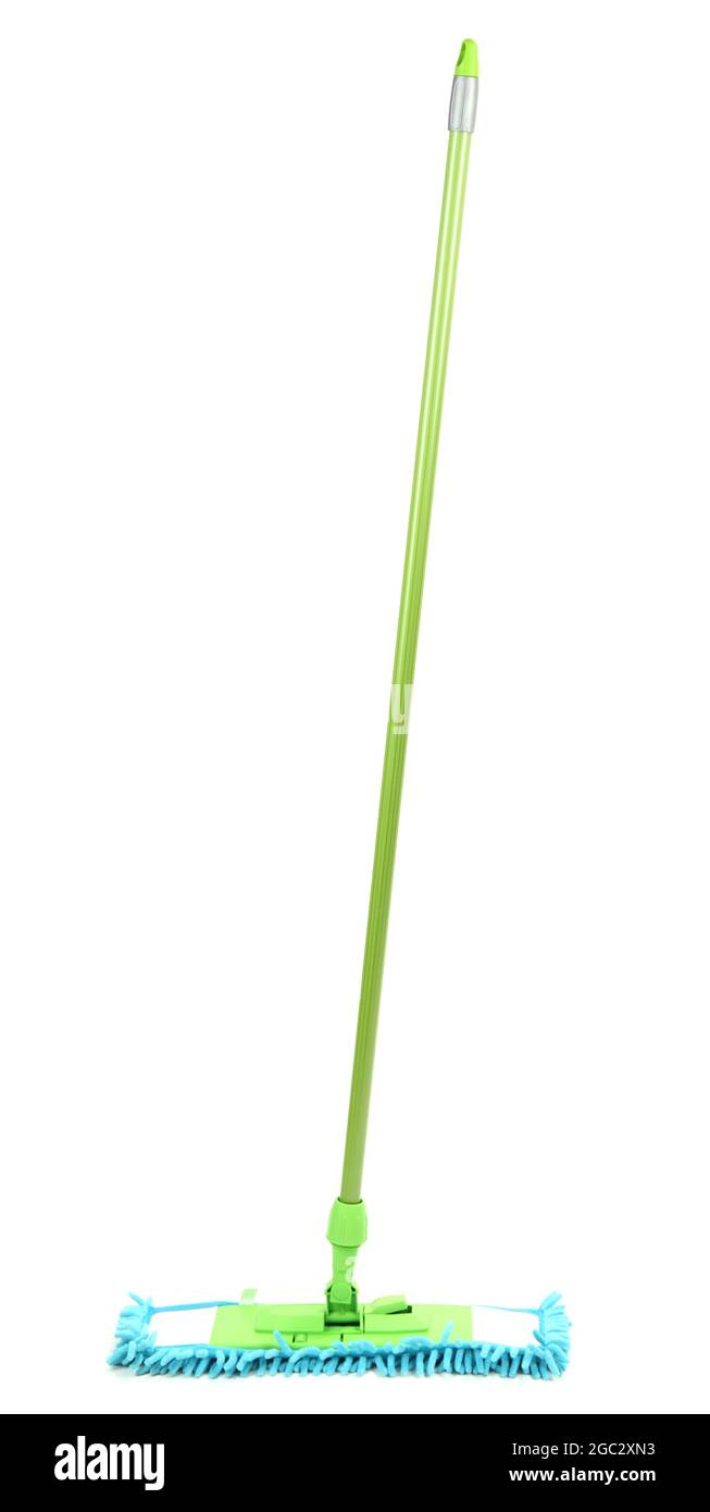 Mop isolated on white Stock Photo - Alamy