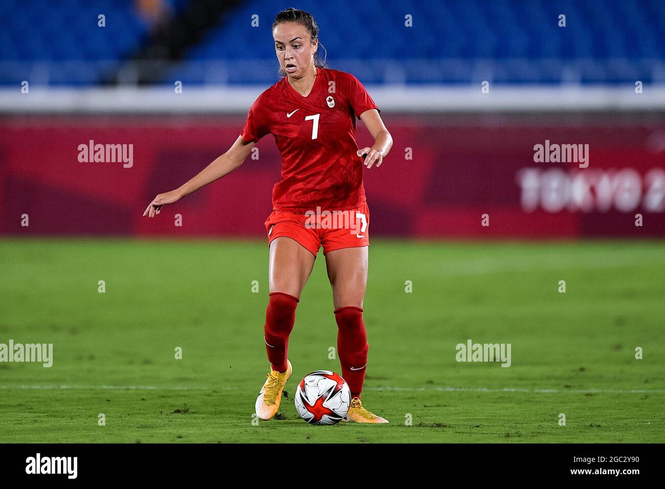 Yokohama, Japan. 06th Aug, 2021. YOKOHAMA, JAPAN - AUGUST 6: Julia ...