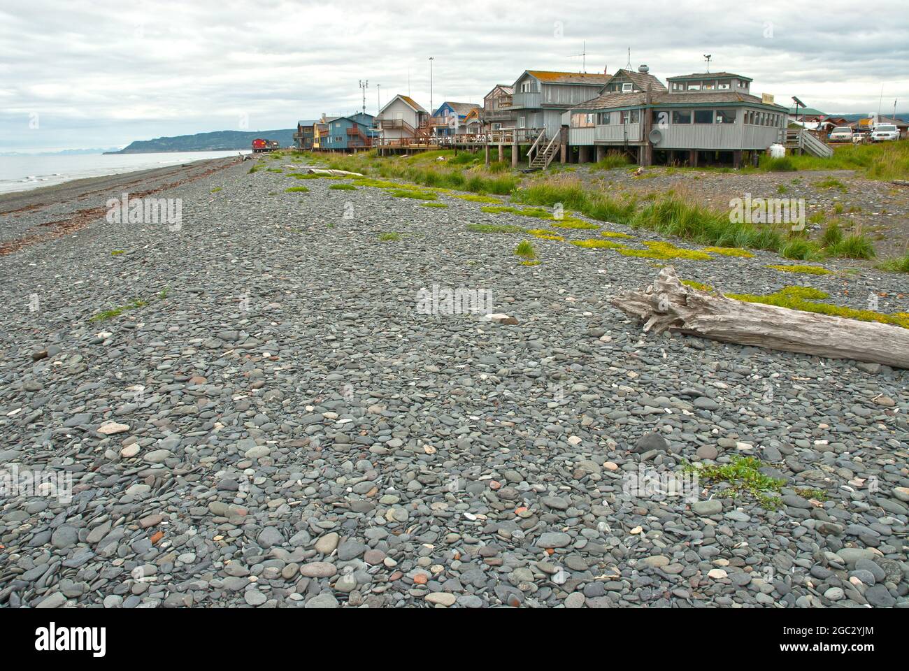 Homer spit beach Stock Photo - Alamy