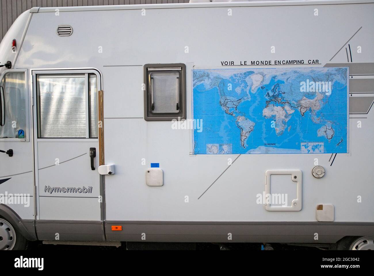 RV - motor-home world camping journey Stock Photo - Alamy