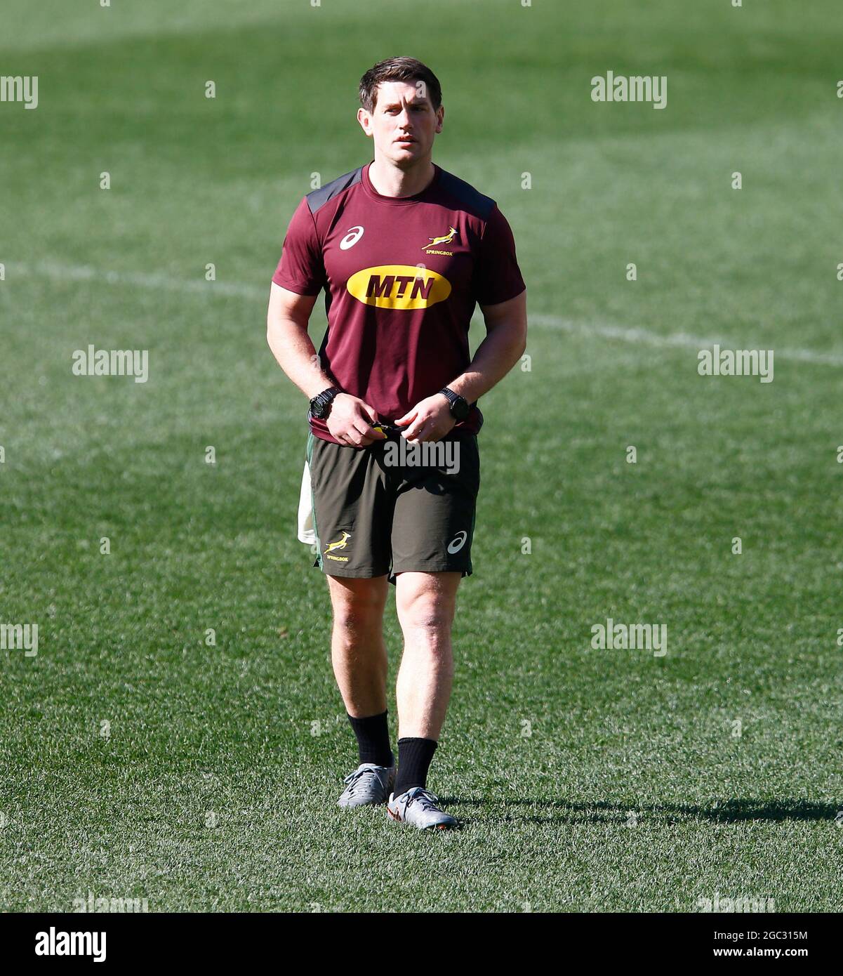 South African Andy Edwards (Assistant coach) during a training session ...