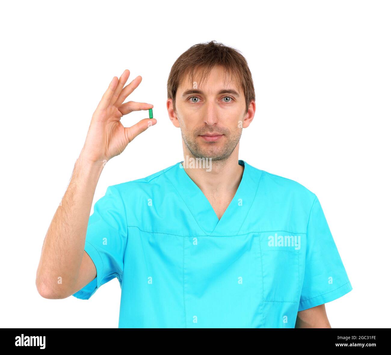 Assayer isolated on white Stock Photo - Alamy