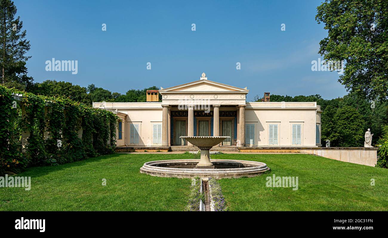 Charlottenhof Palace In Sanssouci Park In Potsdam Stock Photo - Alamy