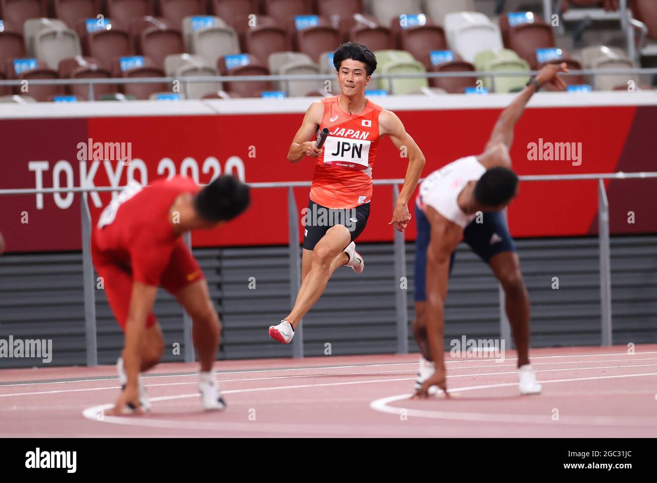Tokyo, Japan. 6th Aug, 2021. Shuhei Tada (JPN) Athletics : Men's 4100m ...