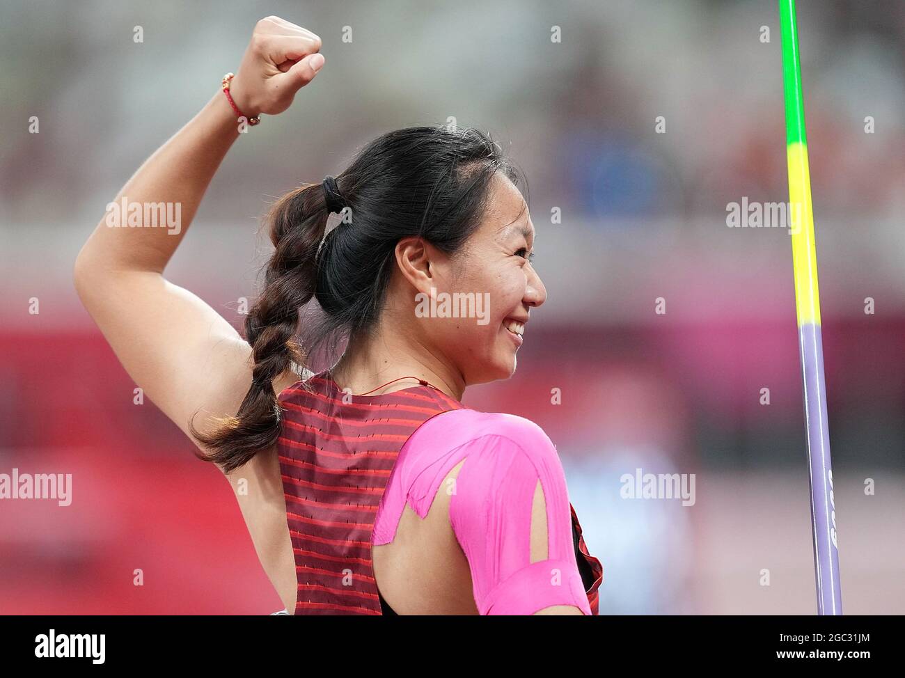 Tokyo, Japan. 6th Aug, 2021. Liu Shiying of China celebrates after ...