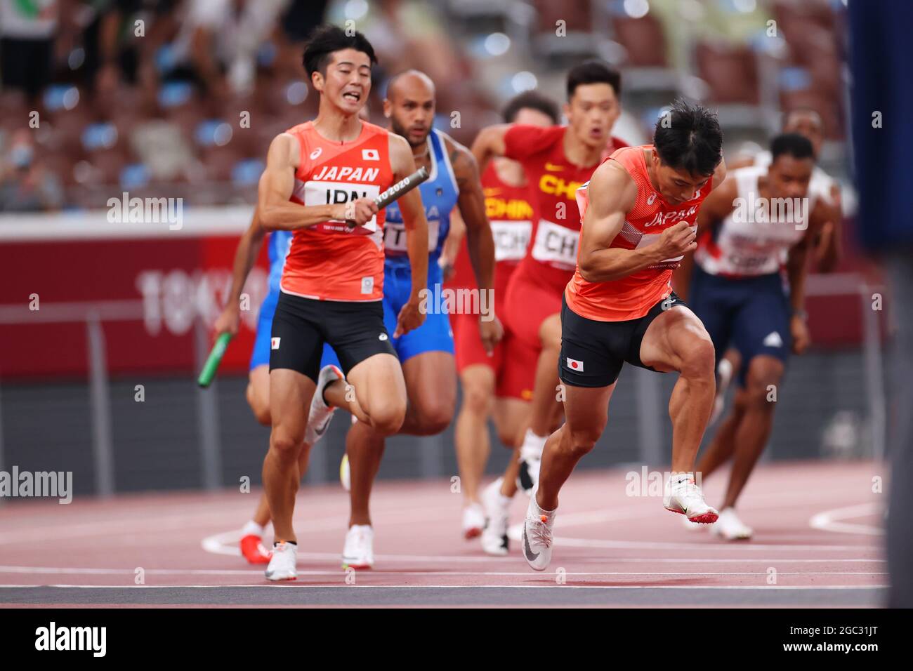 Tokyo, Japan. 6th Aug, 2021. (L-R) Shuhei Tada, Ryota Yamagata (JPN ...