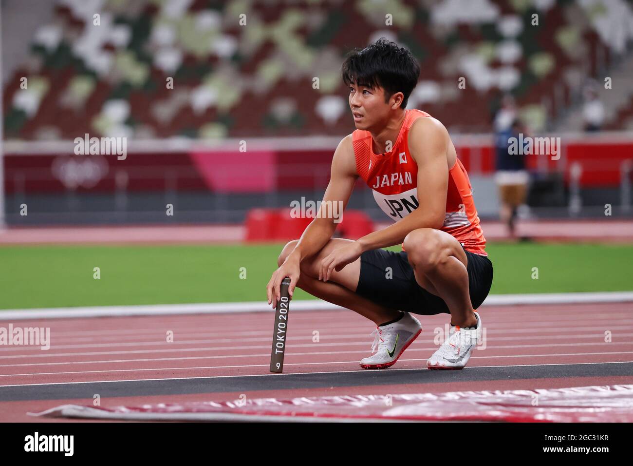 Tokyo, Japan. 6th Aug, 2021. Shuhei Tada (JPN) Athletics : Men's 4100m ...