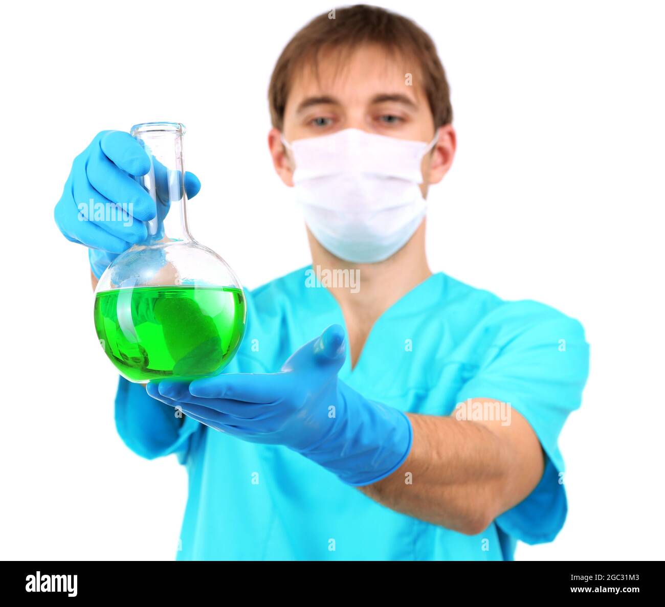Assayer isolated on white Stock Photo - Alamy