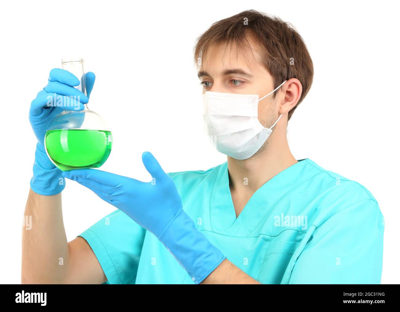 Assayer isolated on white Stock Photo - Alamy