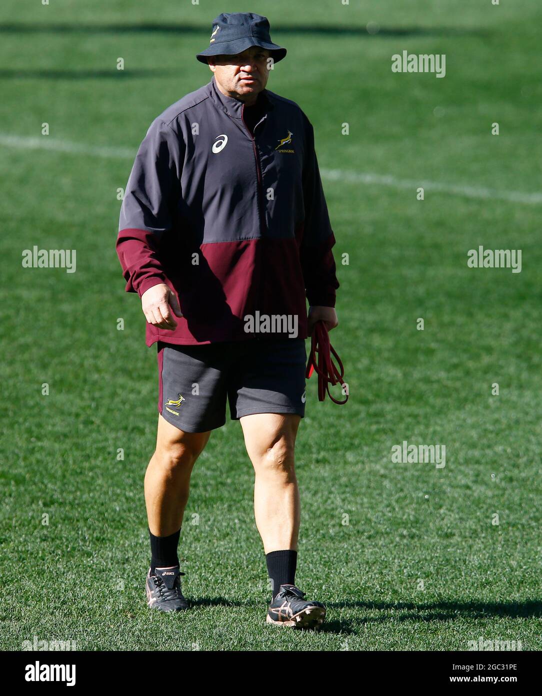 South African Deon Davids (Assistant coach) during a training session ...