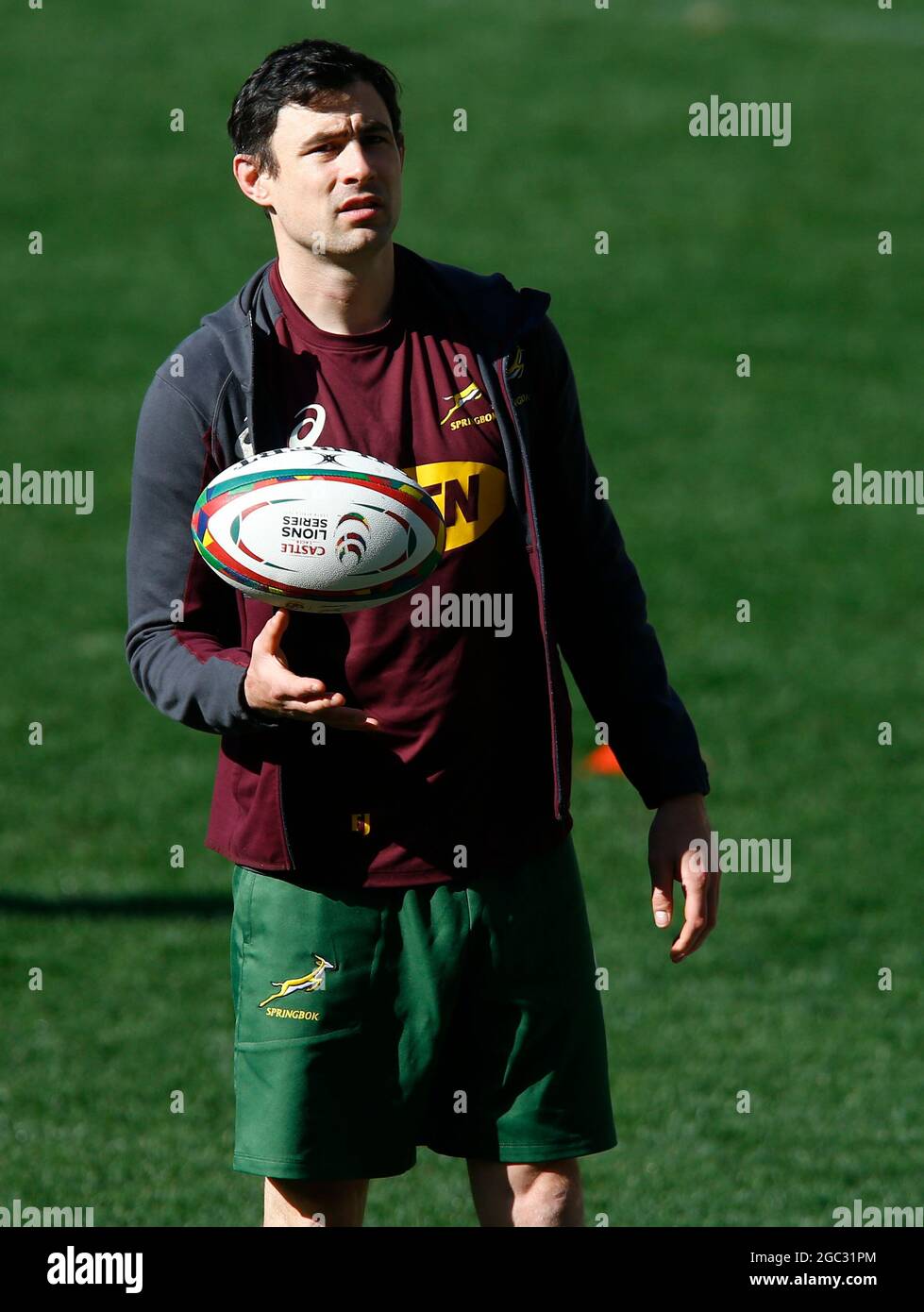 South African Felix Jones (Defence consultant) during a training ...
