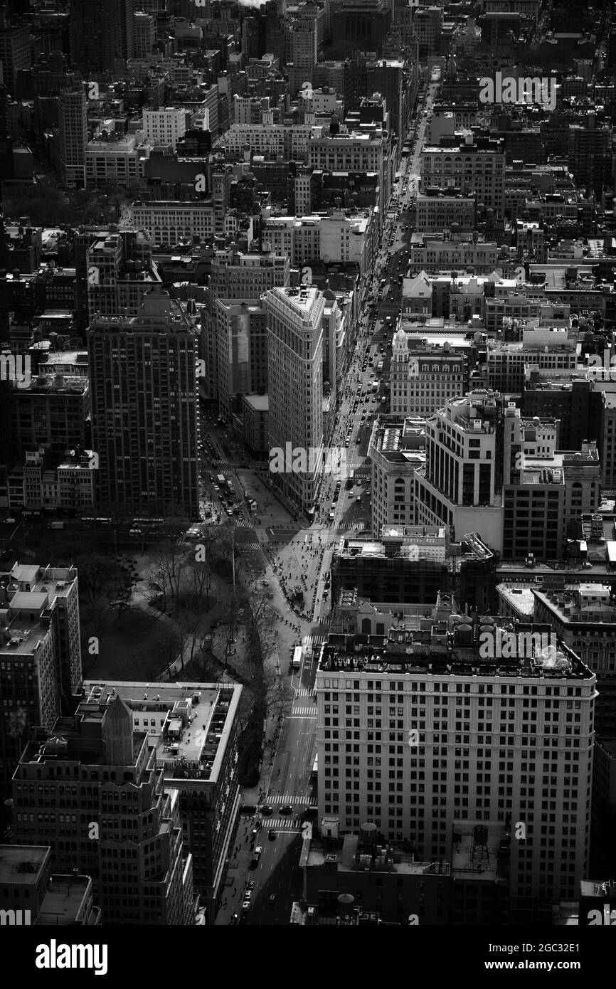 Flatiron building aerial hi-res stock photography and images - Alamy