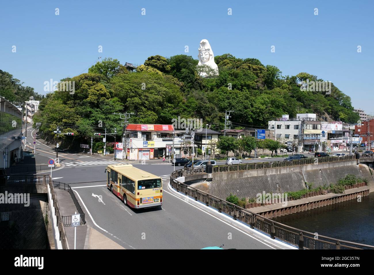 OFUNA, JAPAN - Apr 21, 2021: A View of Ofuna Kannon-Ji Temple and its ...