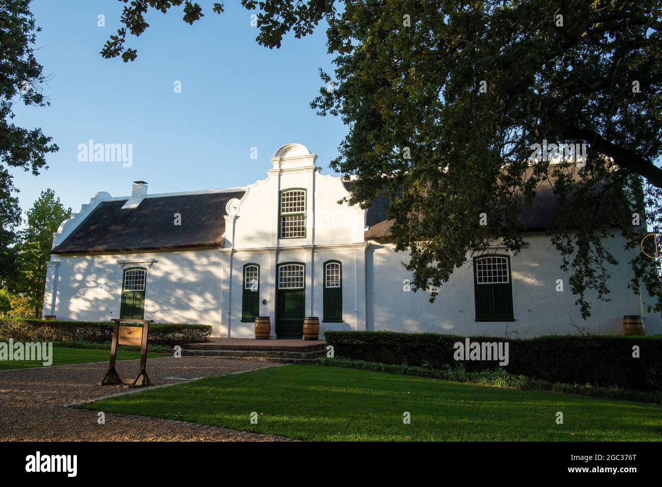 Cape Dutch manor house, Boschendal Estate, Franschhoek, South Africa ...