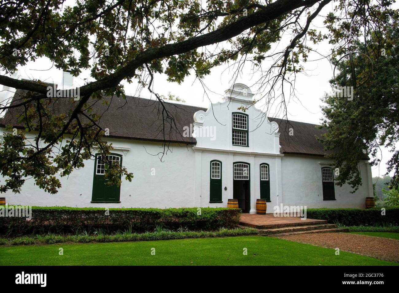 Cape Dutch manor house, Boschendal Estate, Franschhoek, South Africa ...