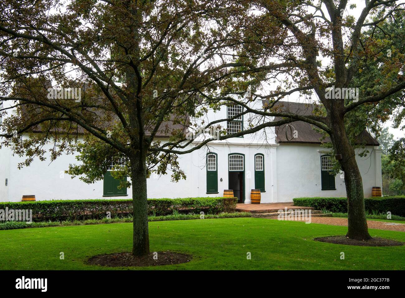 Cape Dutch manor house, Boschendal Estate, Franschhoek, South Africa ...