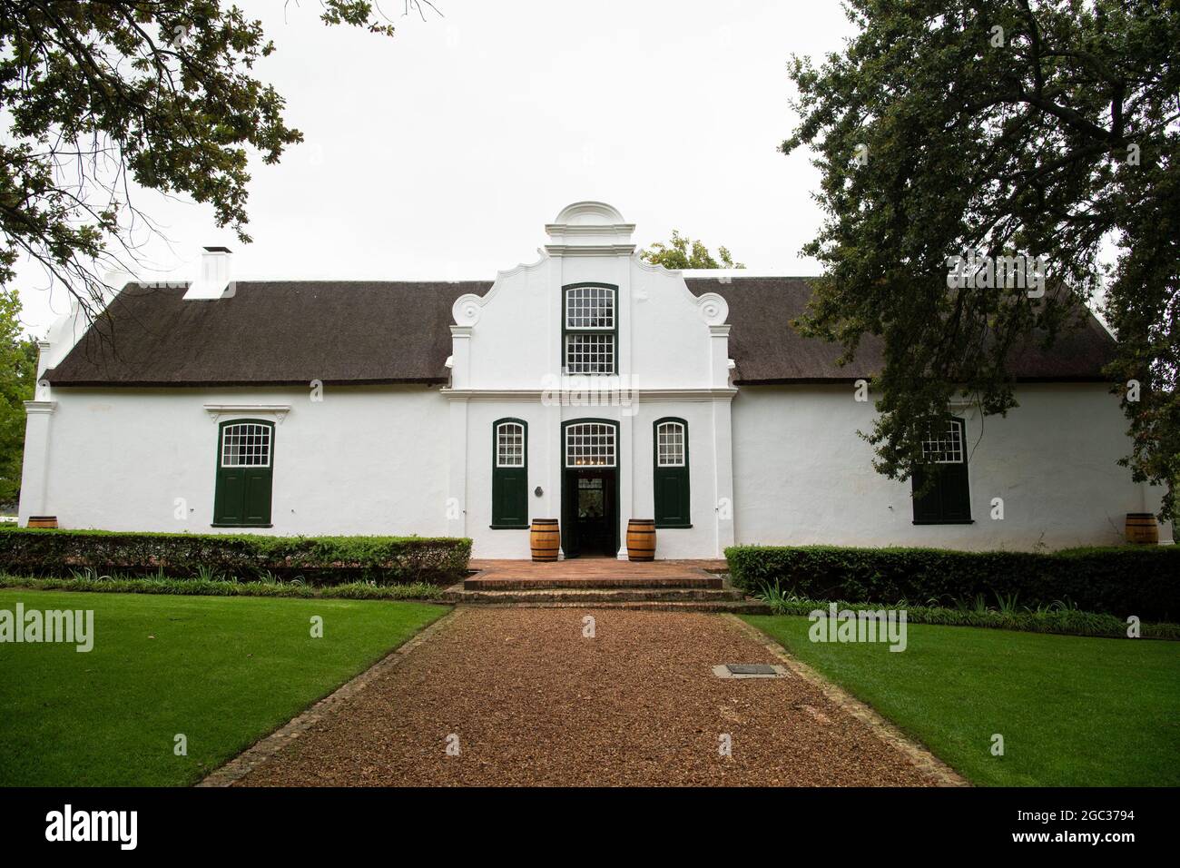 Cape Dutch manor house, Boschendal Estate, Franschhoek, South Africa ...