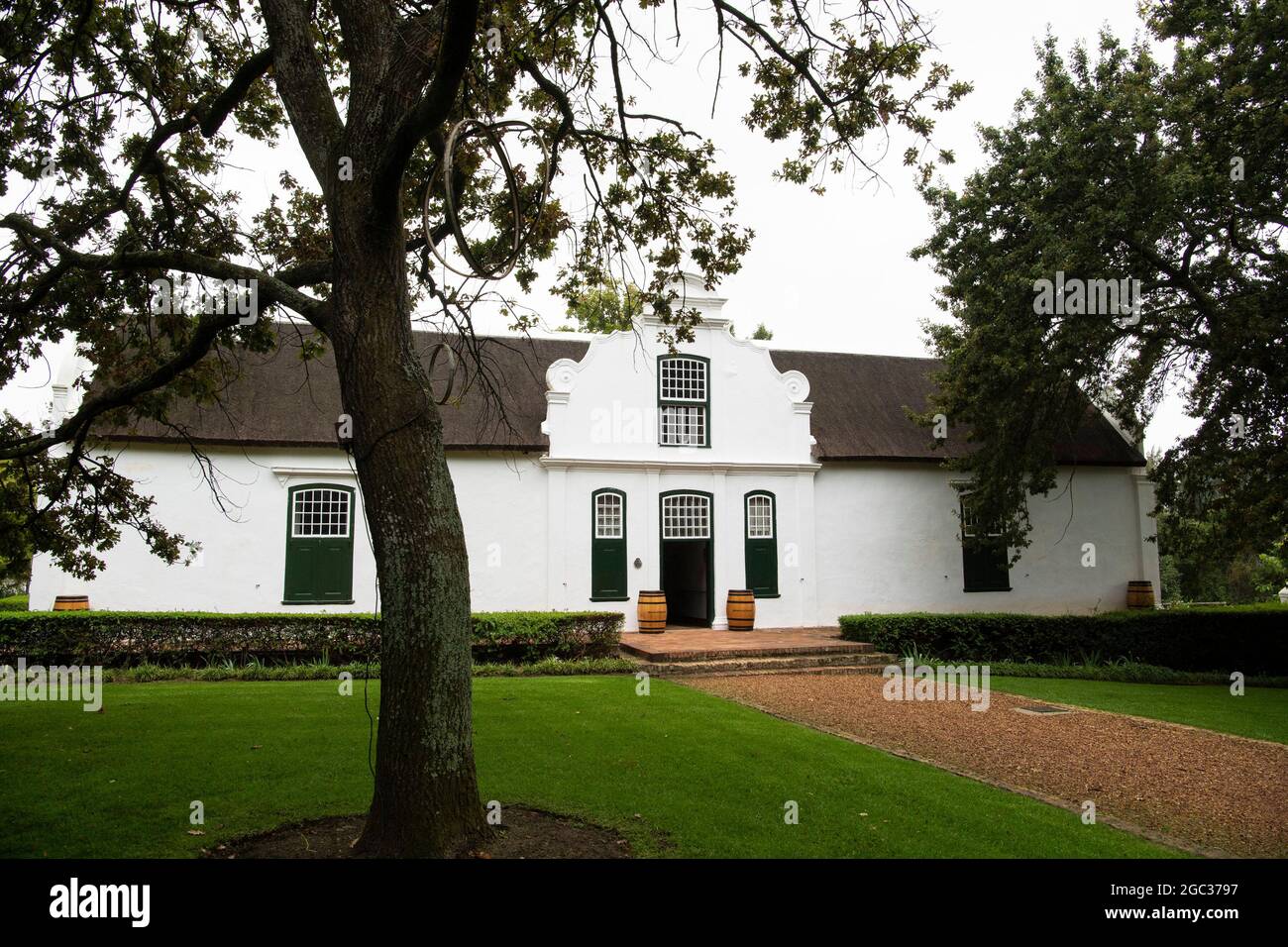 Cape Dutch manor house, Boschendal Estate, Franschhoek, South Africa ...