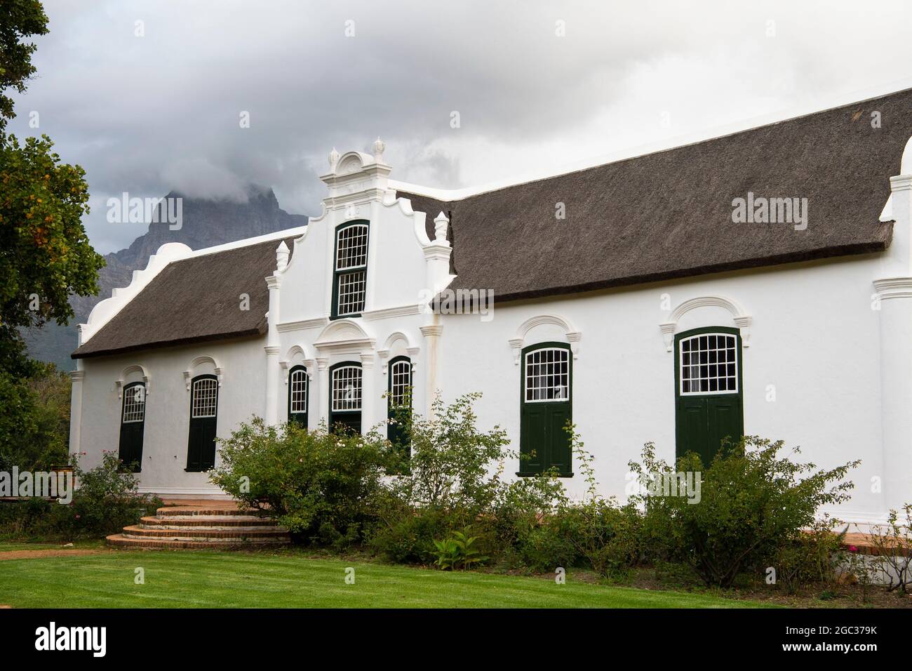 Cape Dutch manor house, Boschendal Estate, Franschhoek, South Africa ...