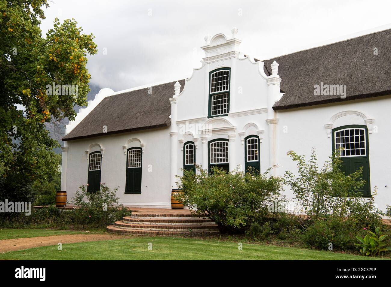 Cape Dutch manor house, Boschendal Estate, Franschhoek, South Africa ...