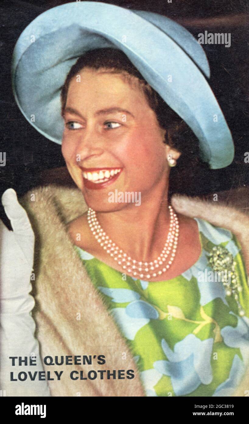 Her Majesty the Queen Elizabeth II in 1965 Stock Photo - Alamy