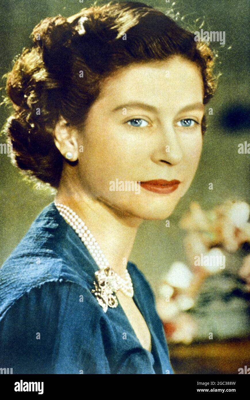 Queen Elizabeth II 1952 Stock Photo - Alamy