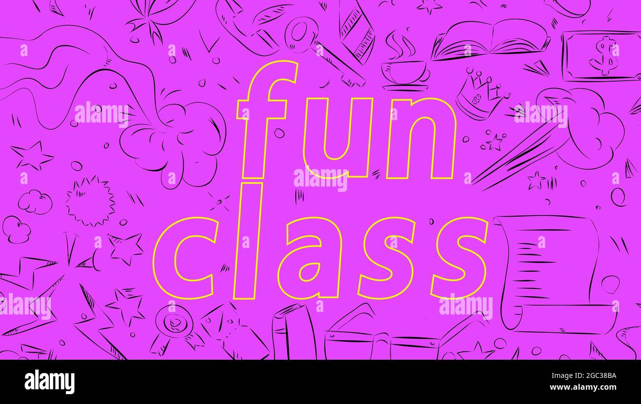 Fun Class text. Lessons online for school pupils or university students ...