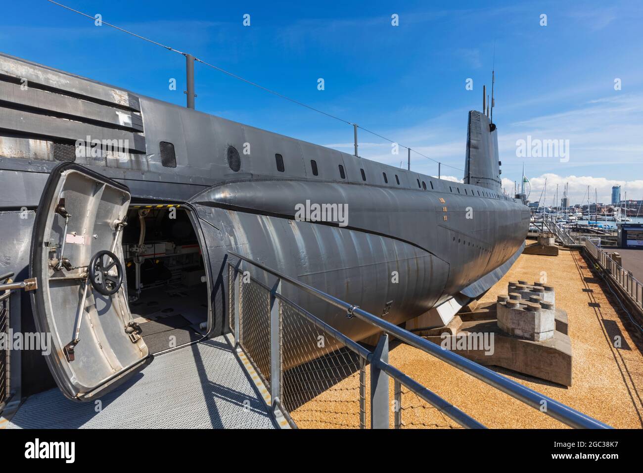 England, Hampshire, Portsmouth, Gosport, Portsmouth Historic Dockyard ...