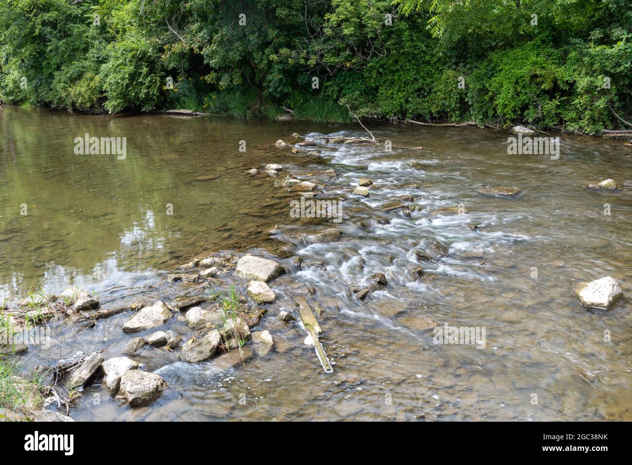 Water cascade with long exposure hi-res stock photography and images ...