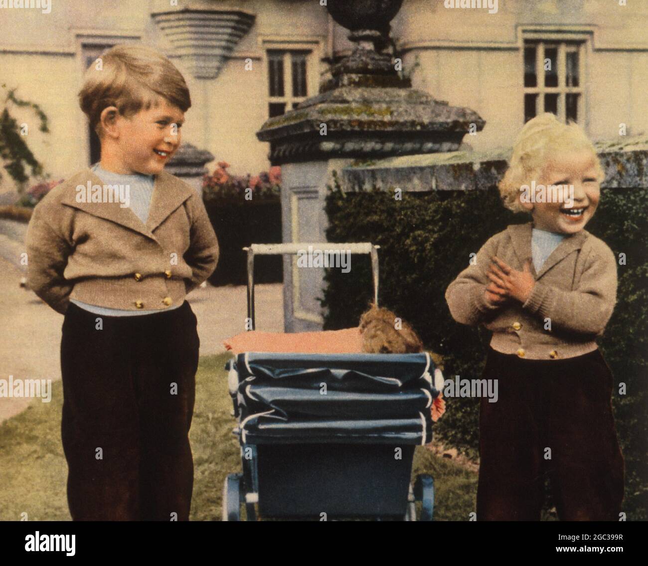 Princess Anne and Prince Charles 1952 Anne (Anne Elizabeth Alice Louise ...