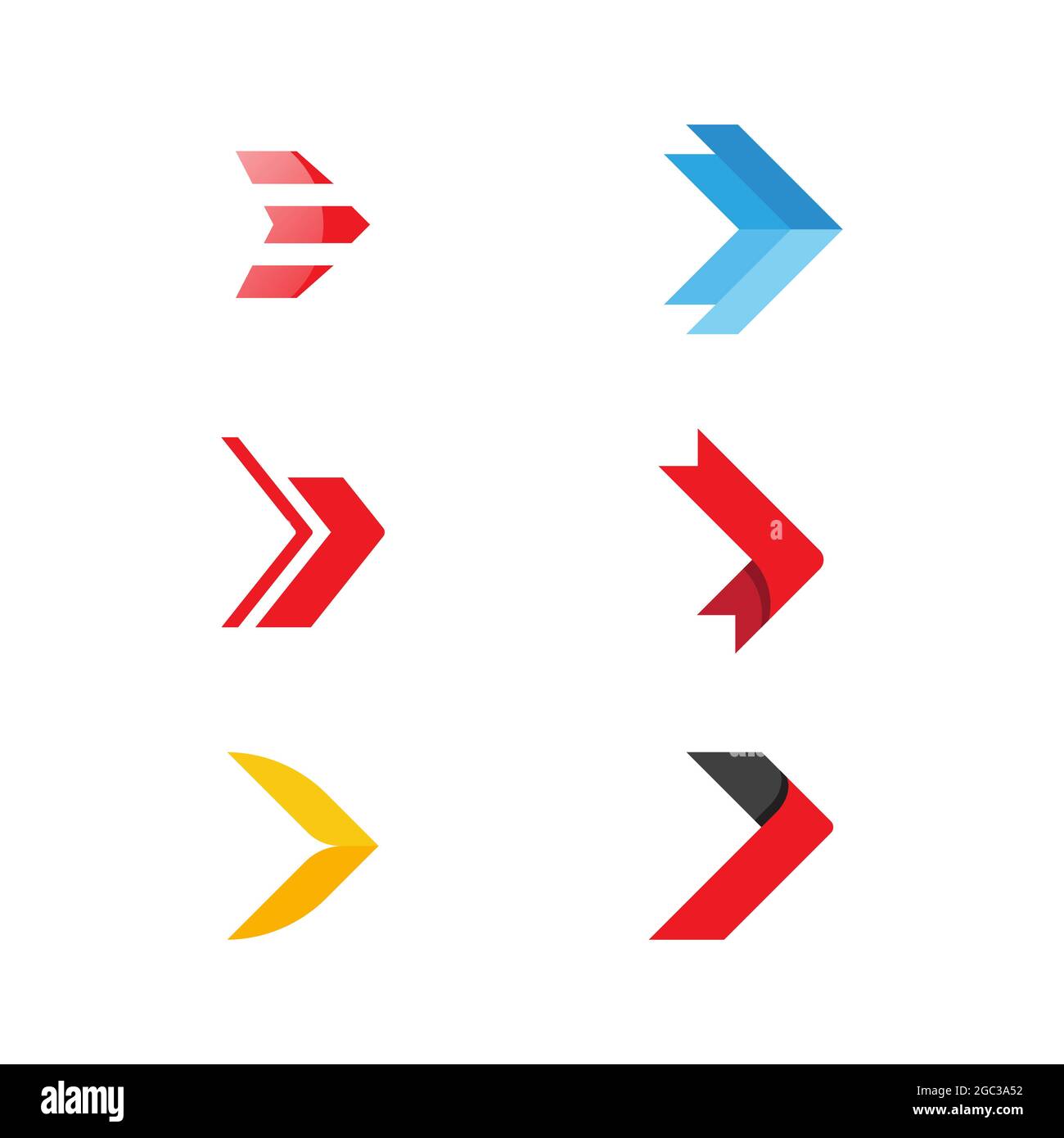 Arrow vector illustration icon Logo Template design Stock Vector Image ...